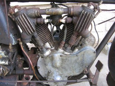 Belinfante-Indian-motorcycles: 1916 Thor twin model v6