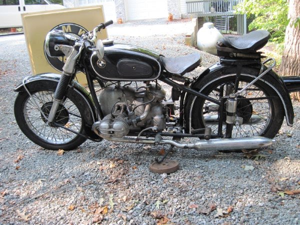 Belinfante-Indian-motorcycles: Barrys 1954 BMW R1/3 and 1953 R51/3