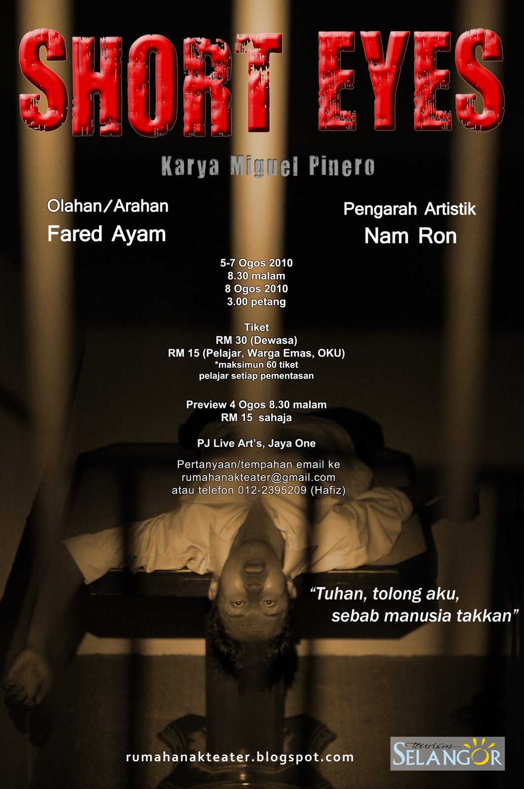 Rumah Anak Teater: SIDANG MEDIA "SHORT EYES"