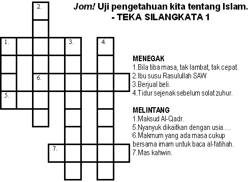 44 Teka Teki Agama Islam Dan Jawabannya