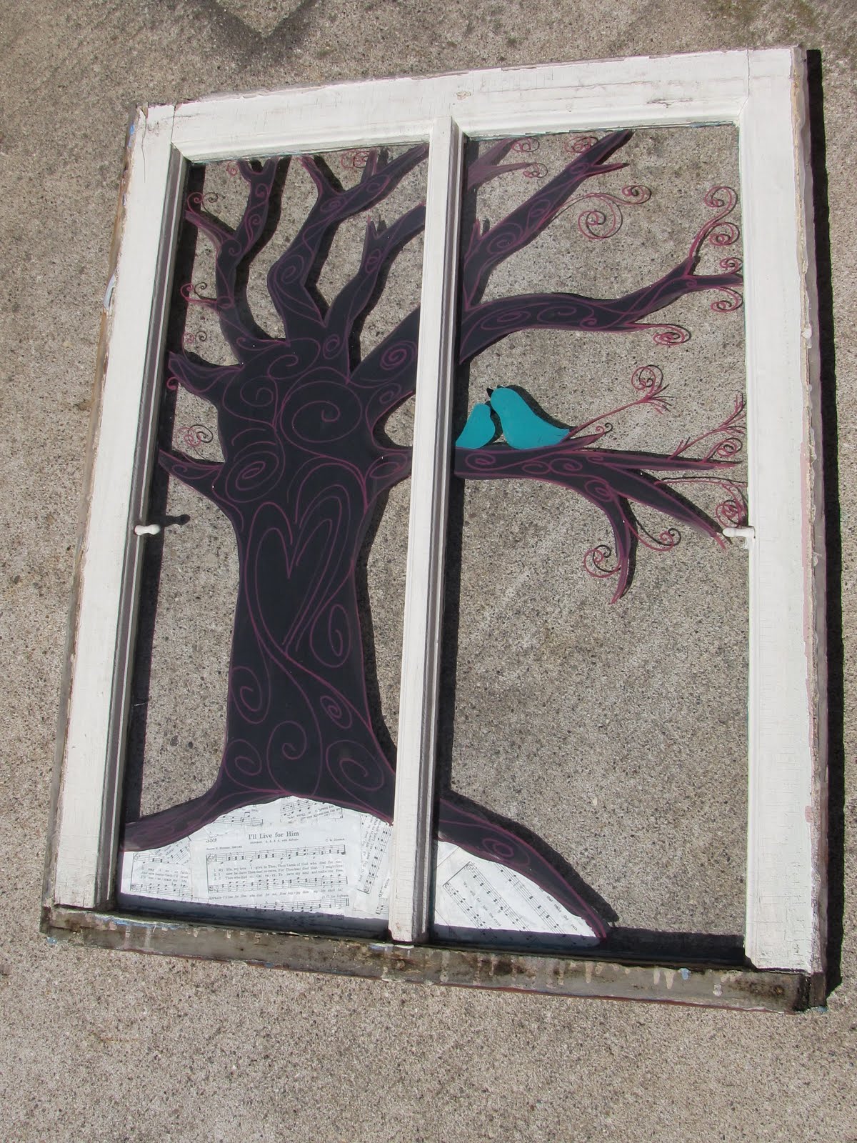 Creative Genius Art: Window Paintings (sold)