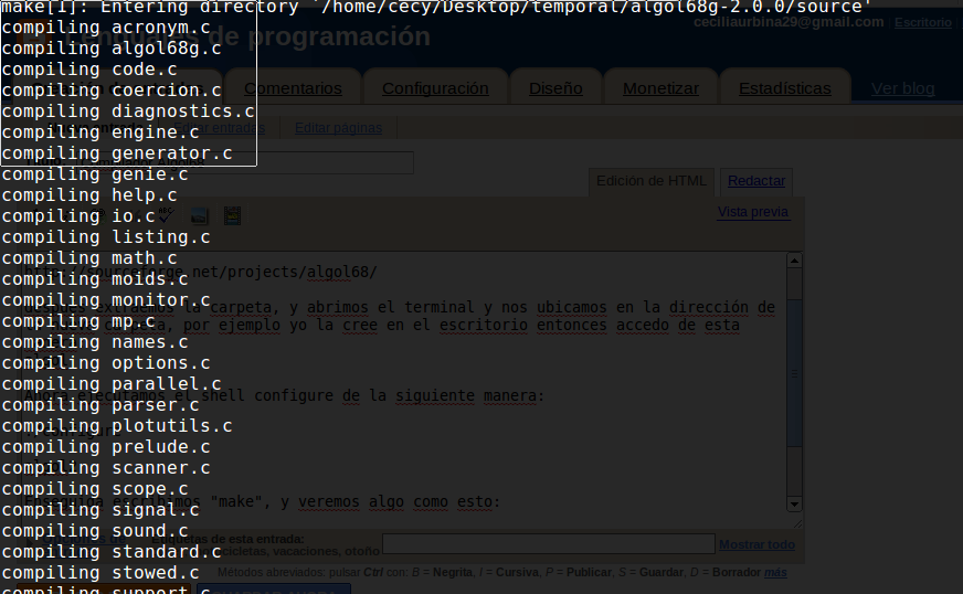 Lenguajes de programación: Compilador Algol68