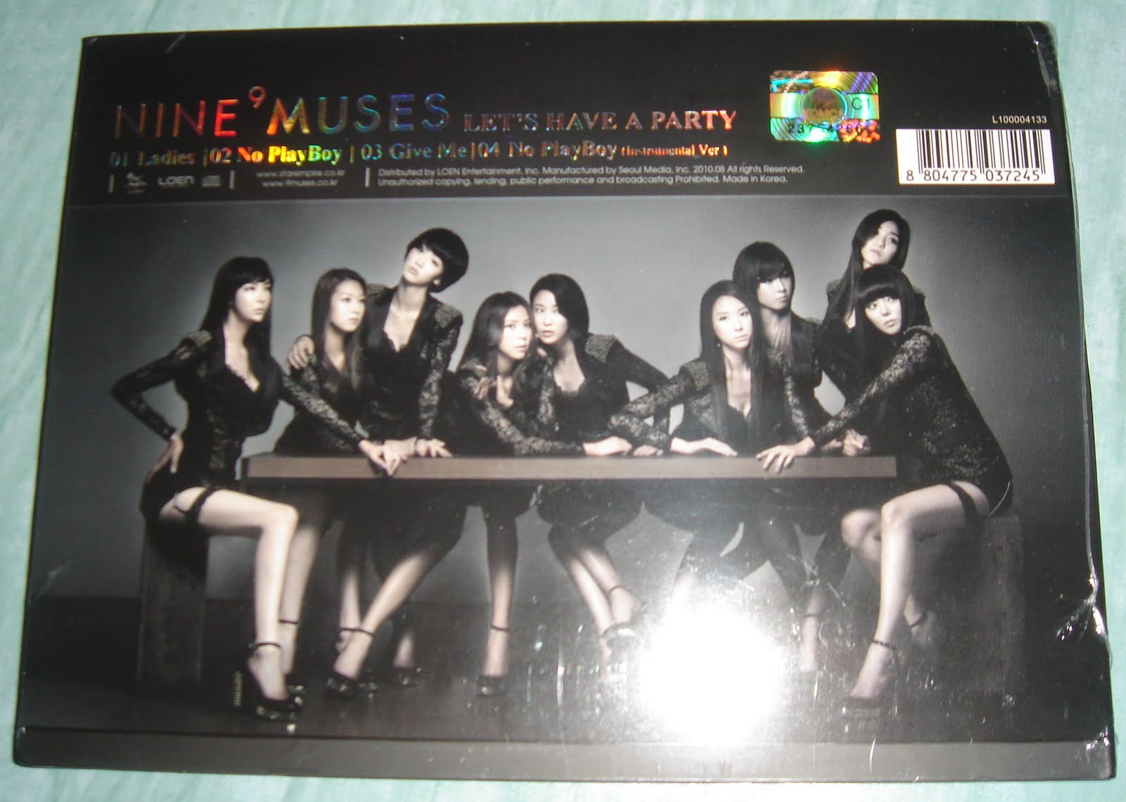 SKY ZONE: Nine Muses K-pop Music CD