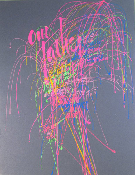 i woke up early: Alan Blackman Calligraphy