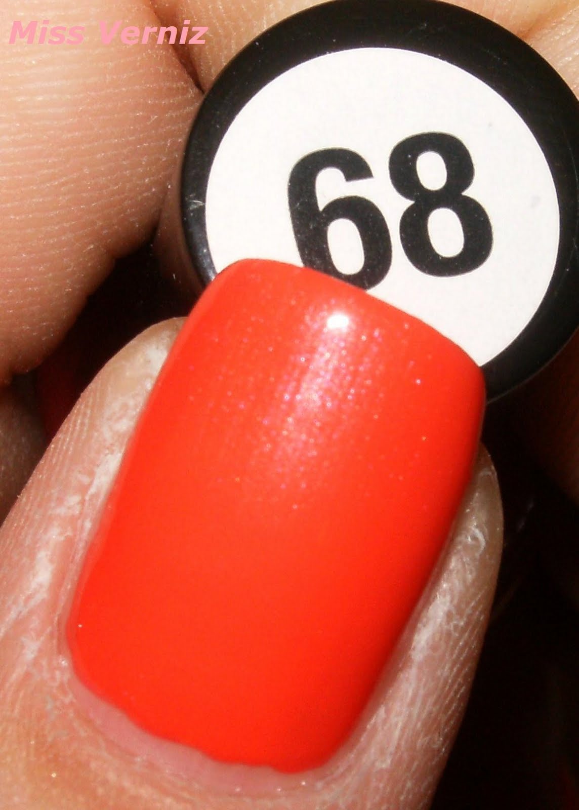 Ana_missverniz: Verniz Medi Perlac Numero 68.....um Coral....!!!!