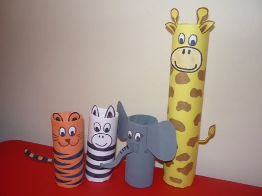 ALL ABOUT A LITTLE GIRL...: Toilet Roll Animal Safari