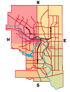 El 22 en Canada: Calgary, sus Zonas y sus Barrios - Parte II