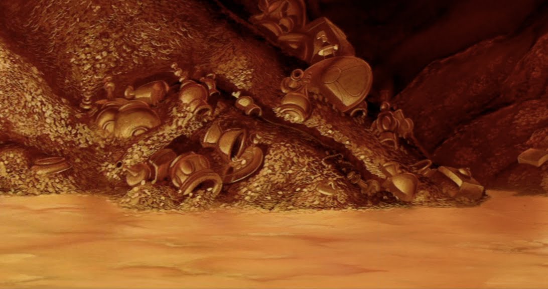 Animation Backgrounds: Aladdin's CAVE OF WONDERS!