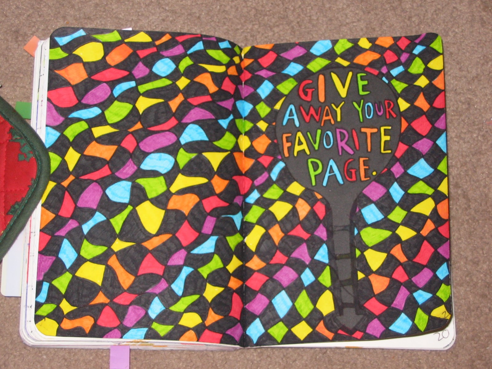 Sharons 365 Day Creative Experiment: Give Away Your Favorite Page