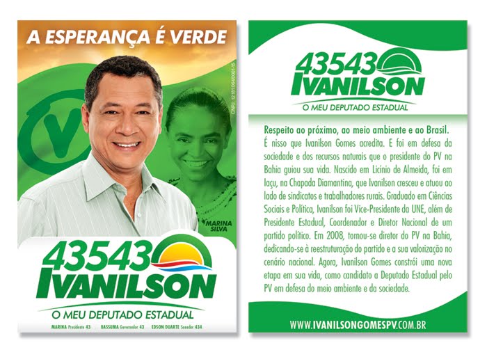 partido verde maraú: Nossos Candidatos do PV...