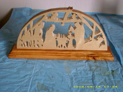 Tonya and Joe's Creative Scroll Saw Cuts: Nativity Scene (Cut By Our Son)