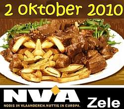 Miranda Van Eetvelde: Frieten met (Vlaams) stoofvlees bij N-VA Zele