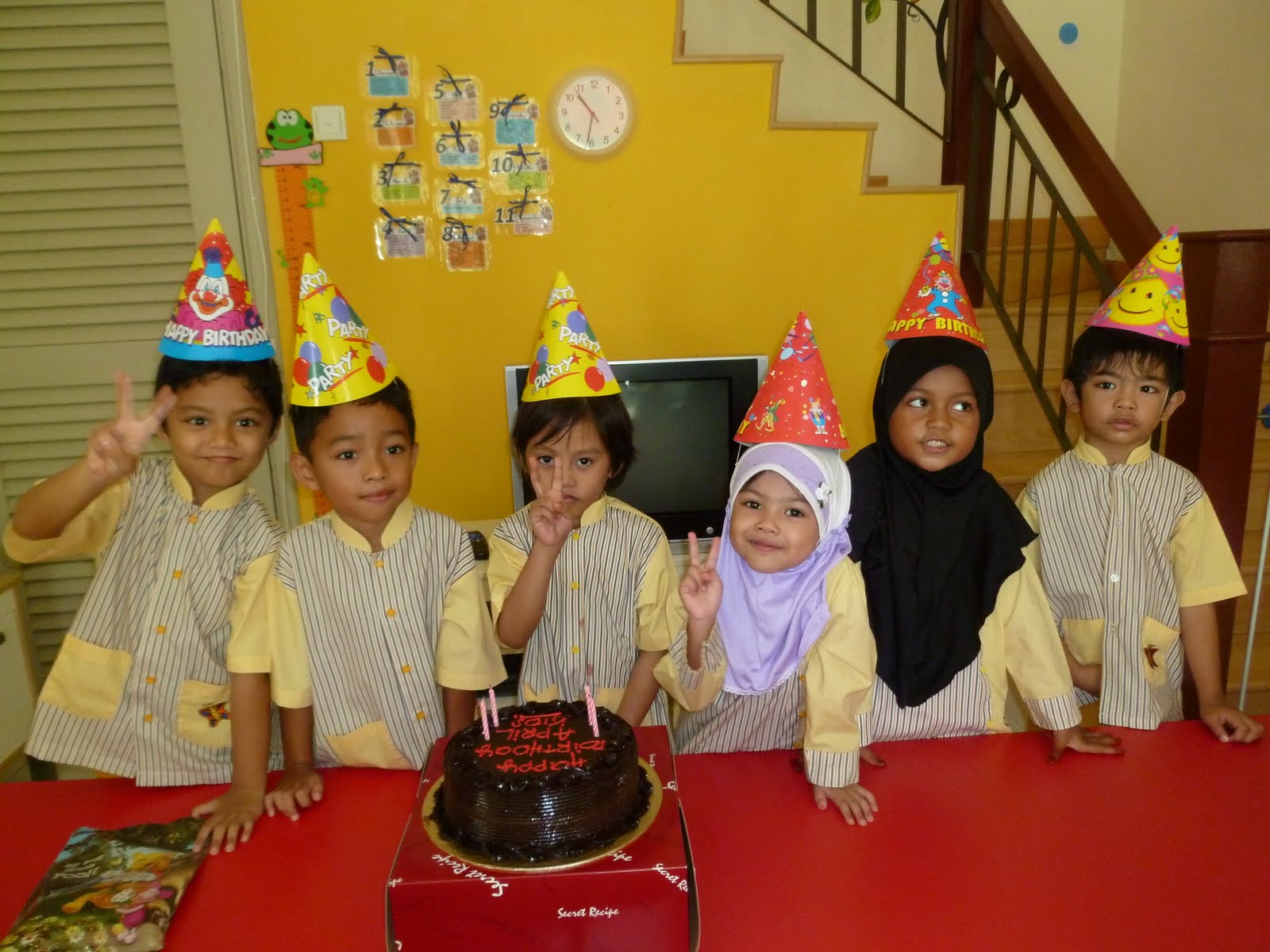 Tadika Alif Ceria: Birthday Celebrations - April to July 2010