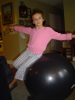 For the Birds: THE YOGA BALL-FUN FOR ALL
