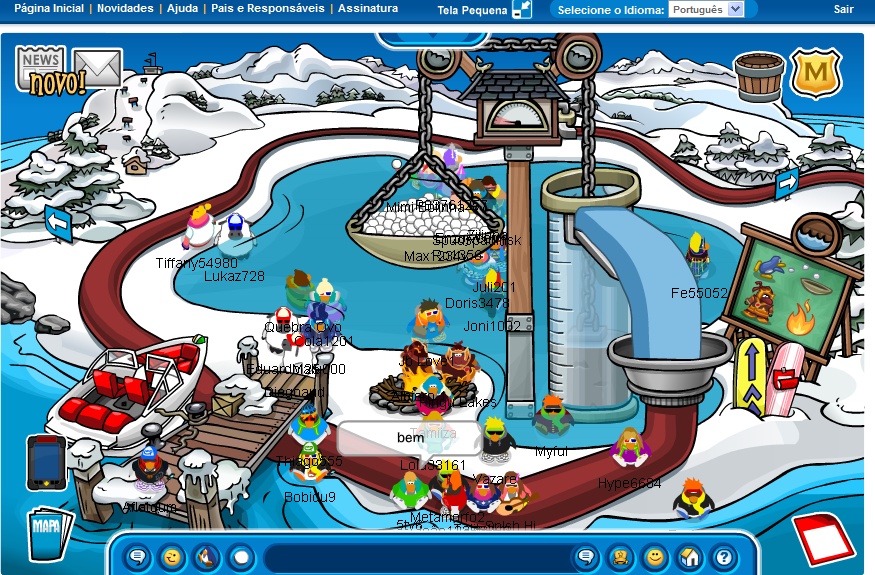 Club Penguin News: Já começaram os preparativos para o Dojo D'água