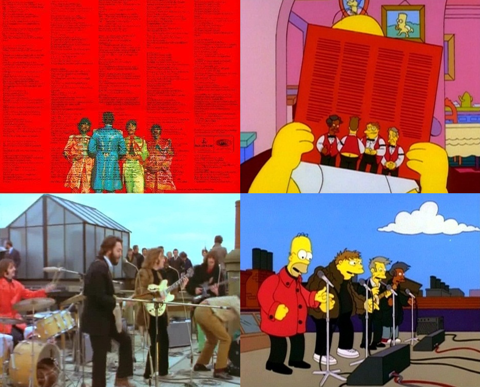 625 RANAS: JOHN, PAUL, GEORGE, RINGO Y HOMER