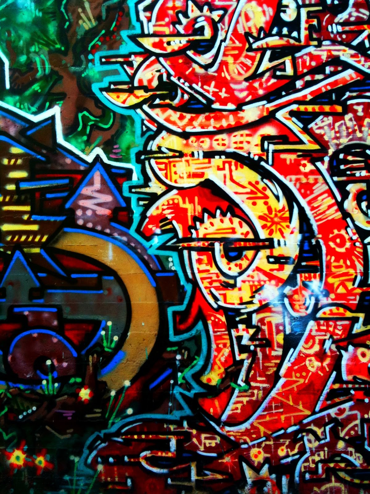 YUL VAZQUEZ: KAMLOOPS TAGGED WALL