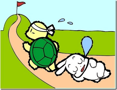 The Rabbit and the Turtle-Fabel