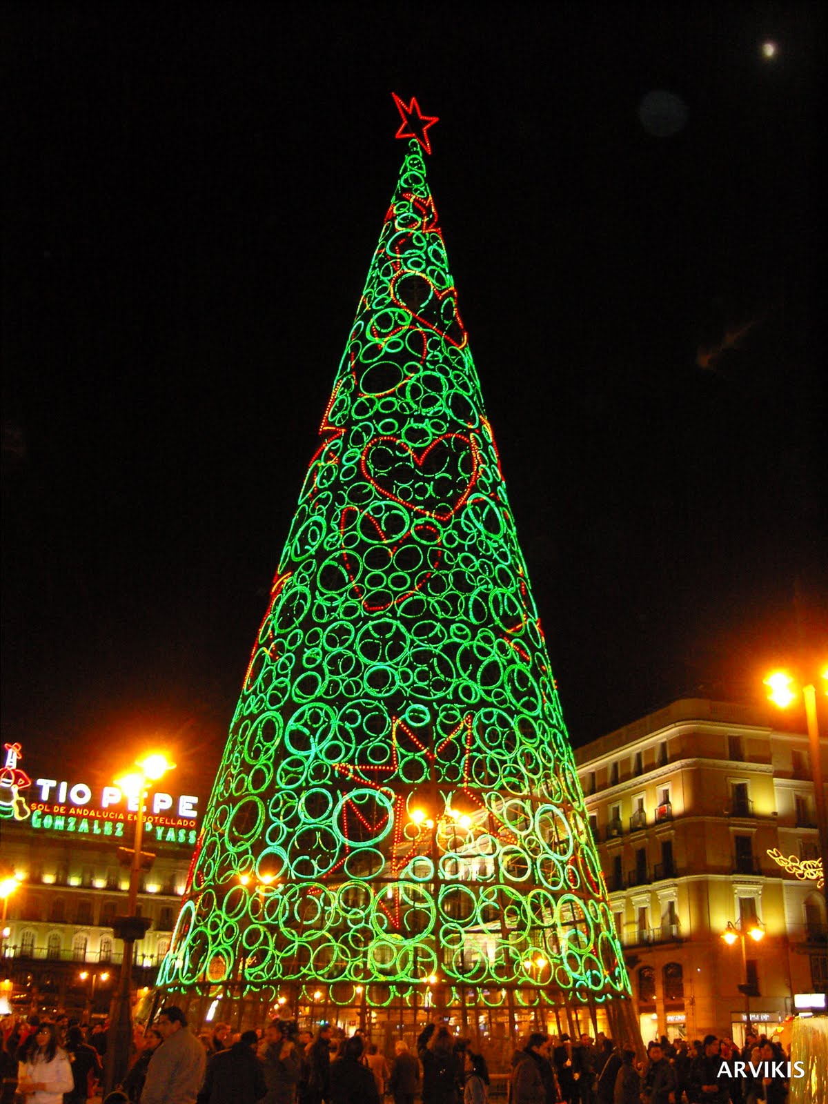 ARVIKIS MADRID *******: HOY SE ENCENDIÓ LA NAVIDAD EN MADRID