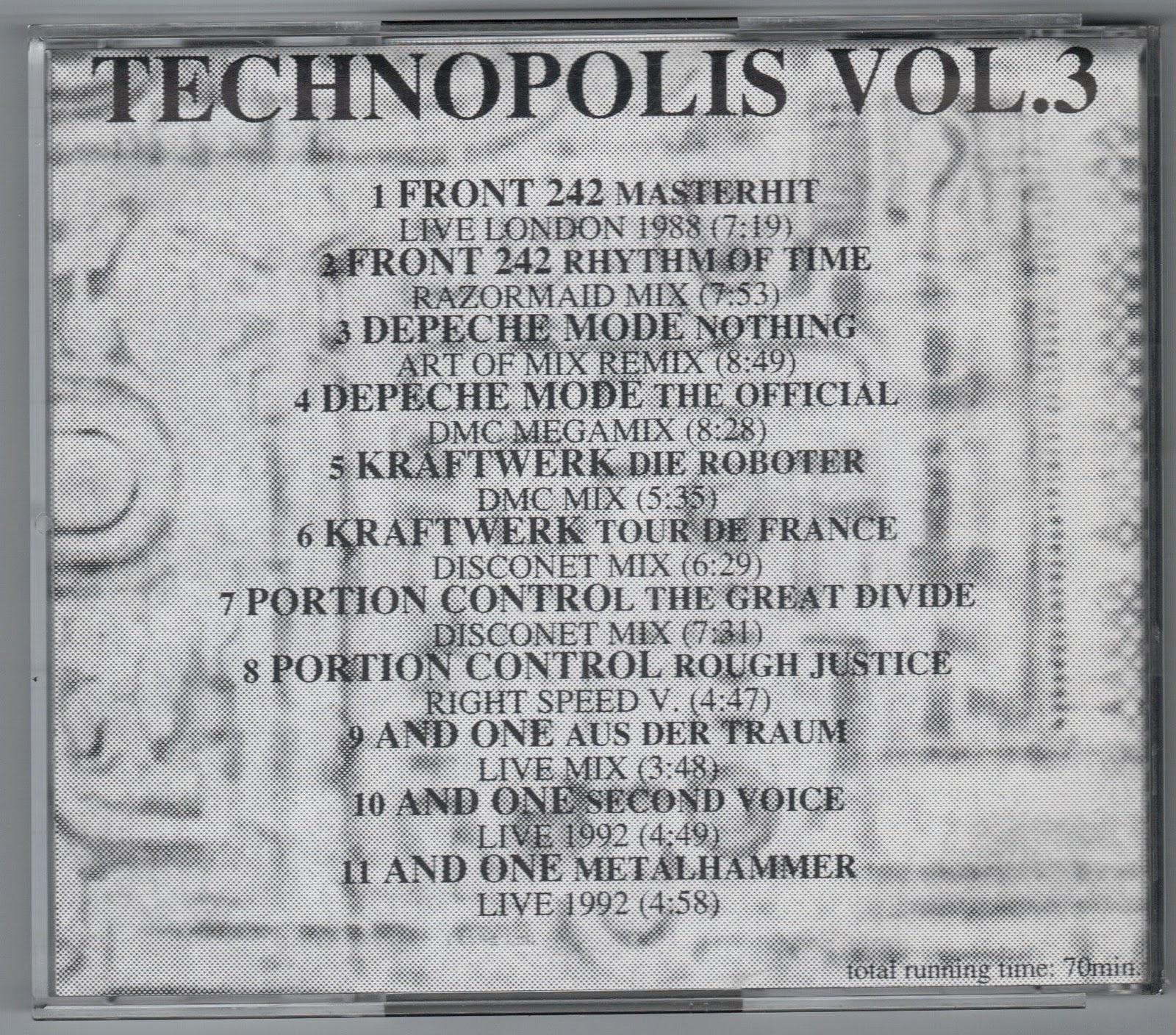 Front 242 Collector: Bootleg of the Week: Technopolis Volume 3