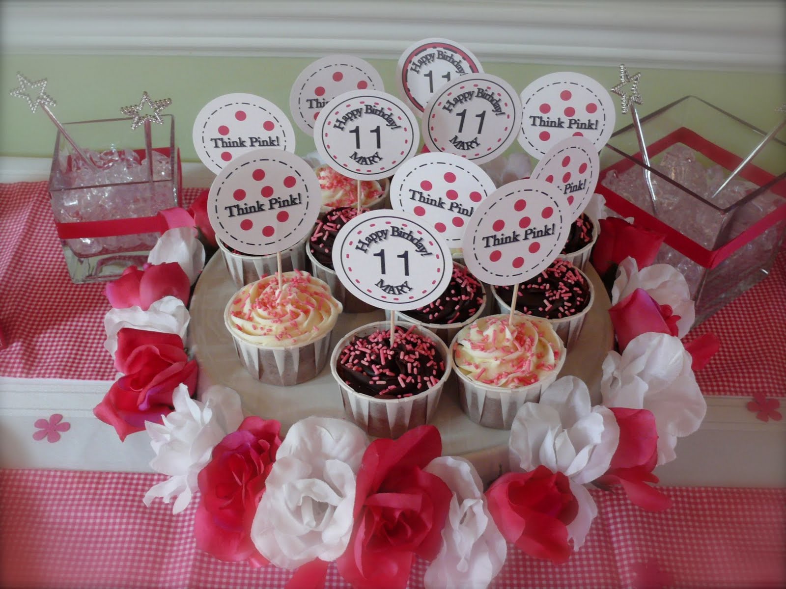 Evolution of a Party...: Think Pink! Birthday Party