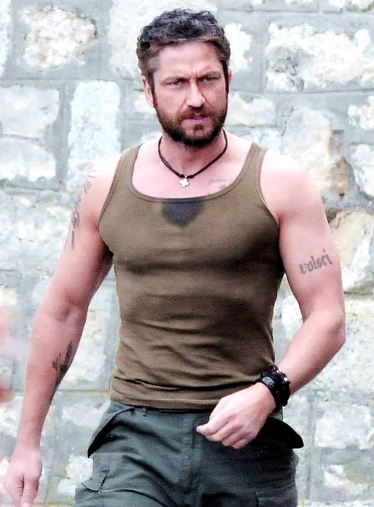 celebrity muscle: Gerard Butler