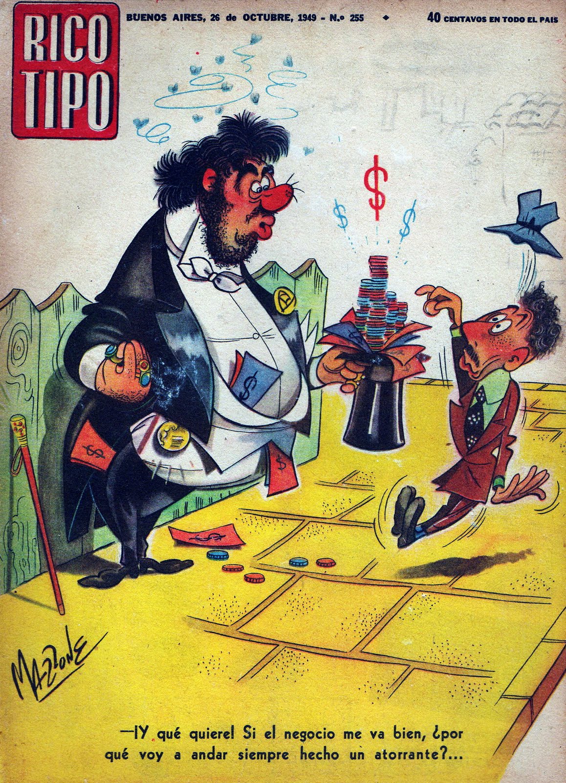 Sonrisas Argentinas : MAZZONE: tapas para Rico Tipo y El Trencito