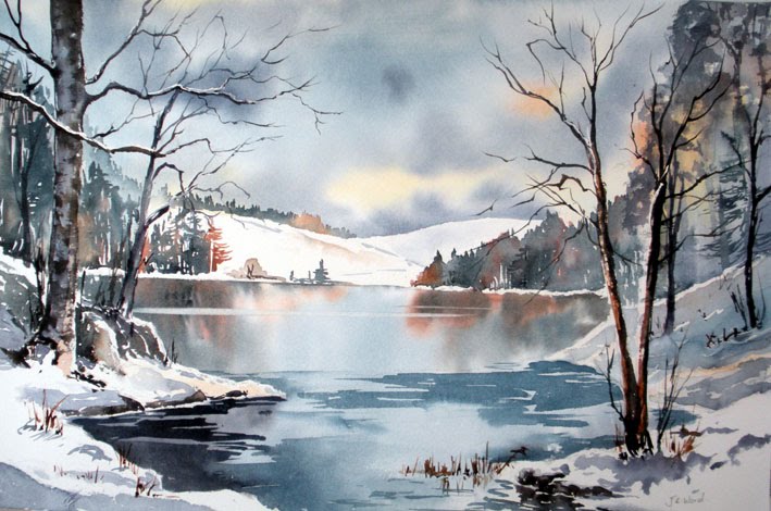 Jane's Art Blog : Winter at Tarn Hows