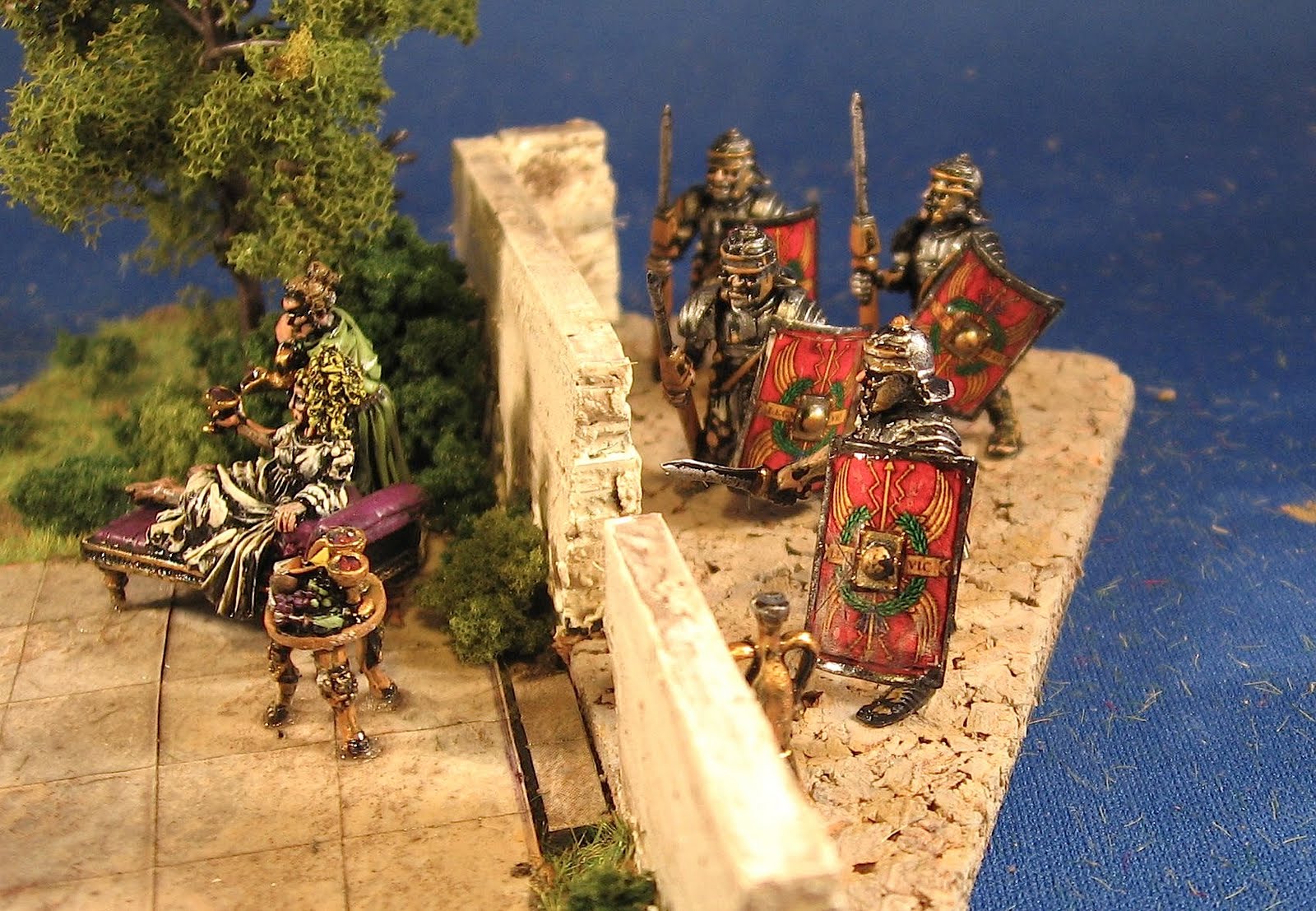 Bob's Miniature Wargaming Blog: 28mm Roman Camp