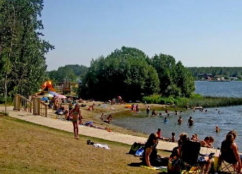 Paddling Near Edmonton, Alberta, Canada: Wizard Lake