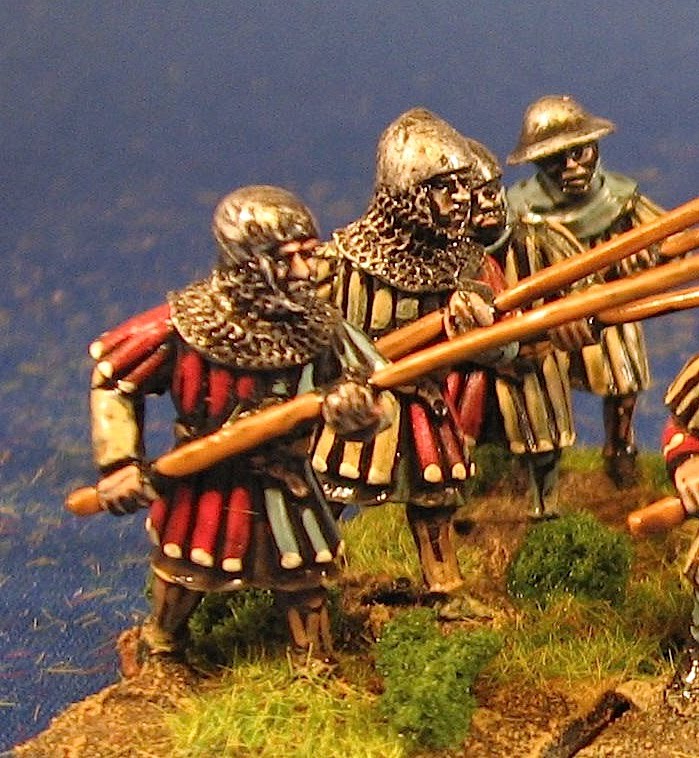 Bob's Miniature Wargaming Blog: 28mm medieval pikemen