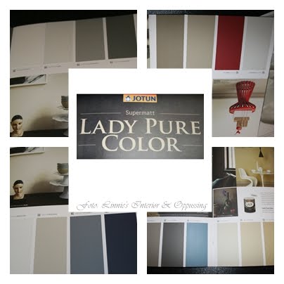 Linnie's Interiør & Oppussing: Fargekart og lørdagskos =)