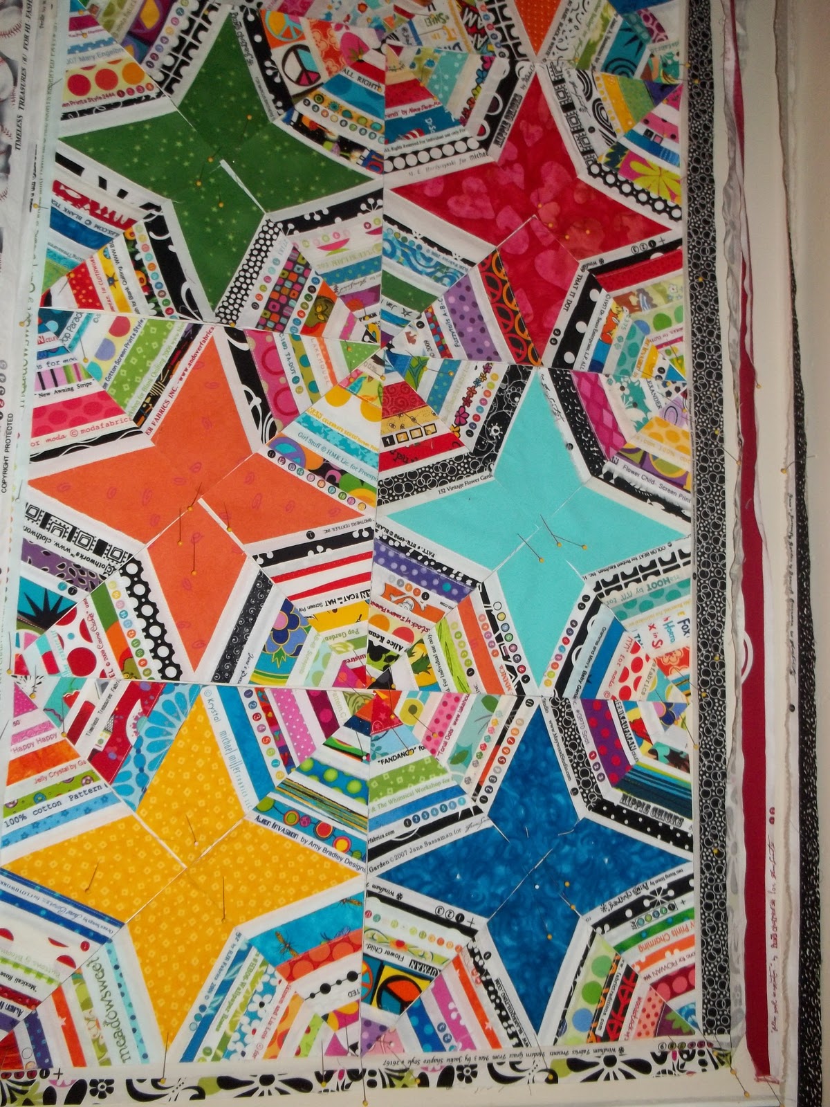 Kelly Girl Quilts: Current Project, Selvage Quilt