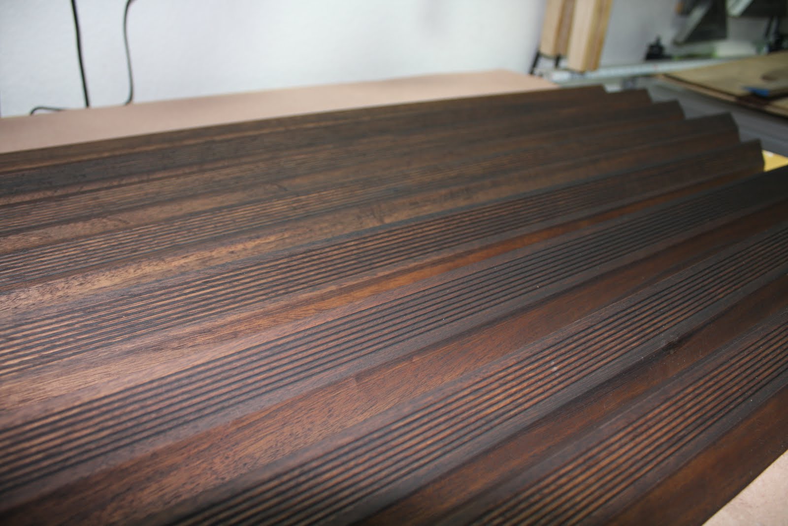 Equalizing Walnut Sapwood and Heartwood ~ Half-Inch Shy