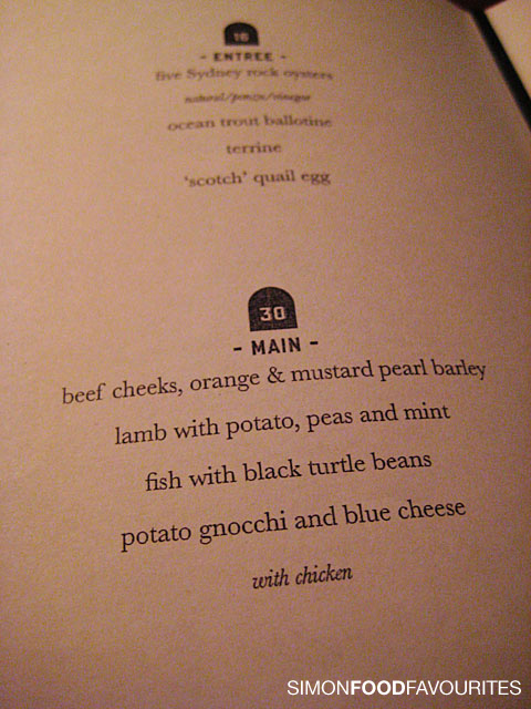 Simon Food Favourites: Grasshopper: Sydney's first true lane way small ...