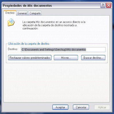 Tips de Computadores: Carpeta MIS DOCUMENTOS