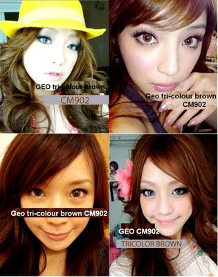 ♥ Kawaii lens Dolly eye series ♥: ♥ GEO Tri Color "Nature" Series ♥