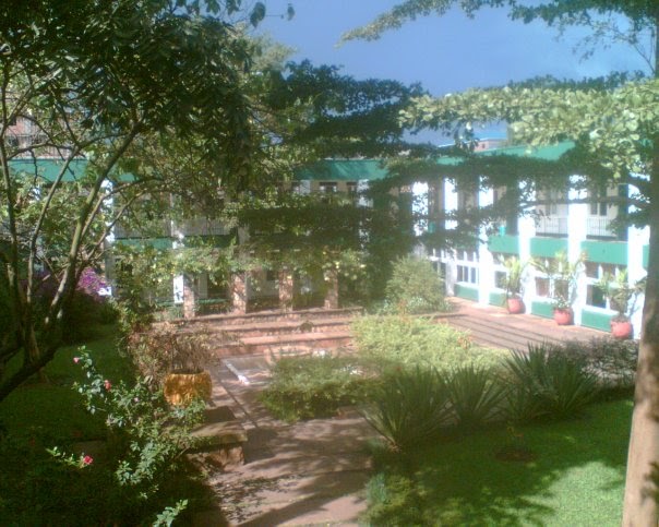 Aga Khan School Kampala: Recent Photo of Courtyard