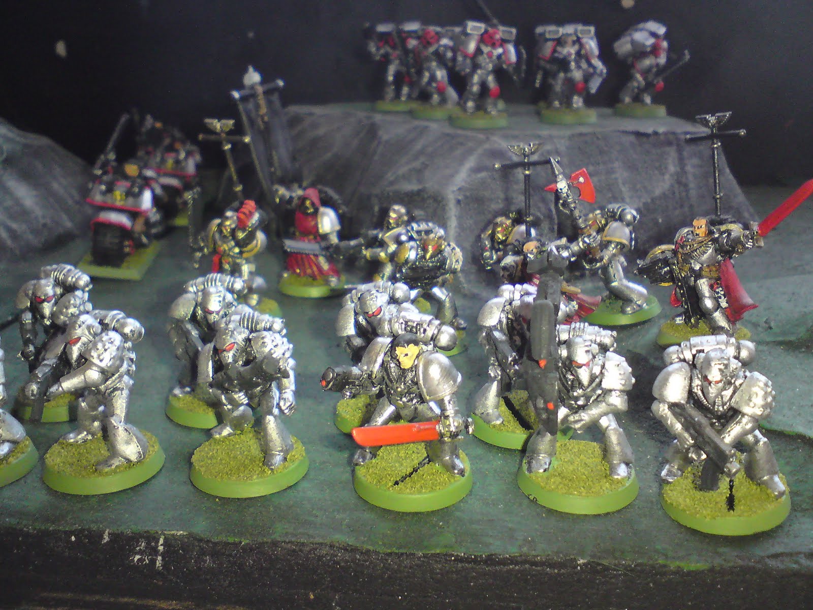 Musings of the Mentalist: 40K Showcase- Silver Ghosts Space Marines