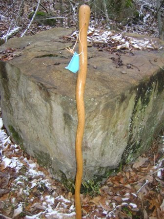 Mountainside Craft Hiking Sticks: CROOKED WALKING STICK