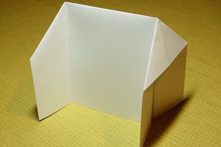 casserole blog: Little paper houses - a long intro and then a tutorial