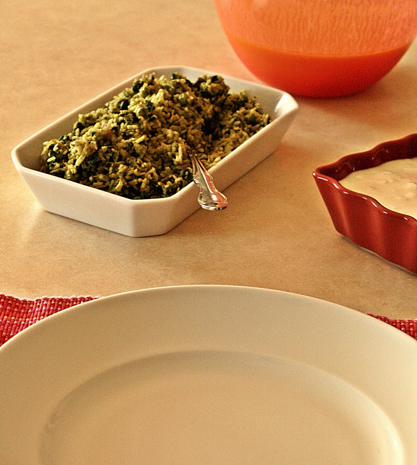 Versatile Vegetarian Kitchen: Green Rice