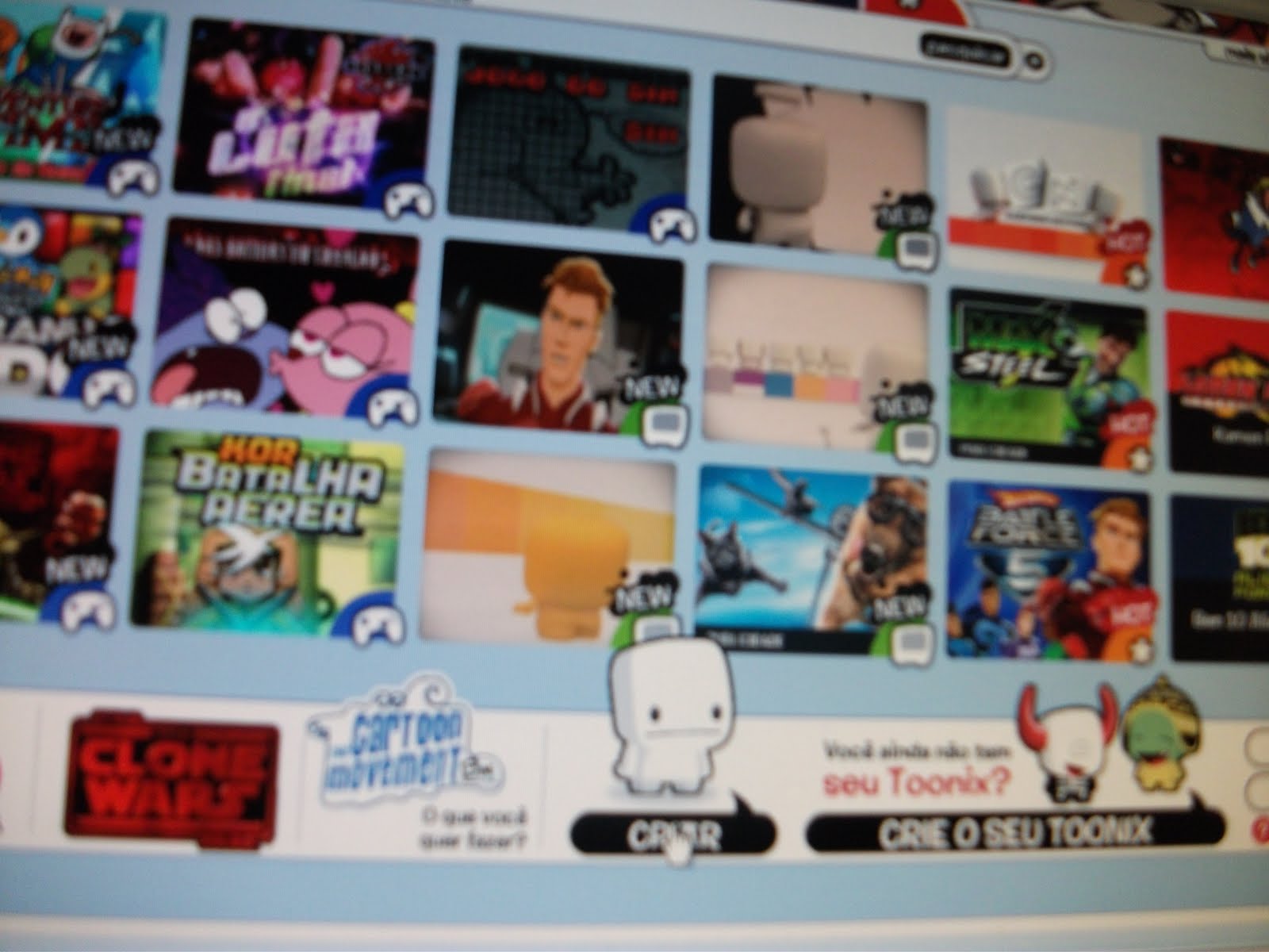 Blog do Fabinho: Novo, Toonix no Cartoonnetwork.com.br