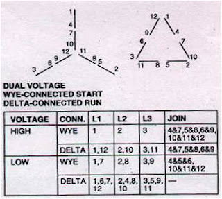 Dual Voltage Wye-start Delta-run 12-Leads ~ my Journal