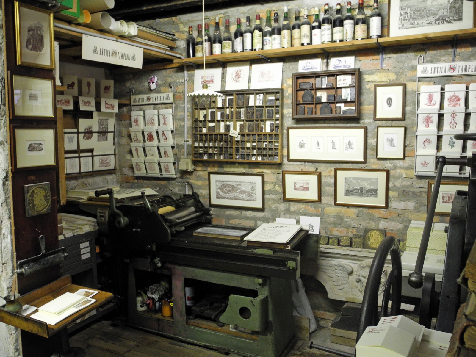 Venetian Matters: Ancient Print Shop and a Snow Day...