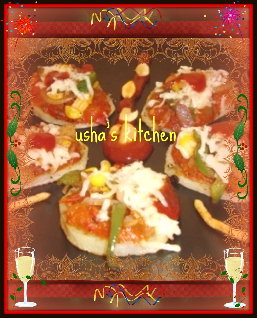 USHA'S KITCHEN: ###### UNUSUAL PIZZA