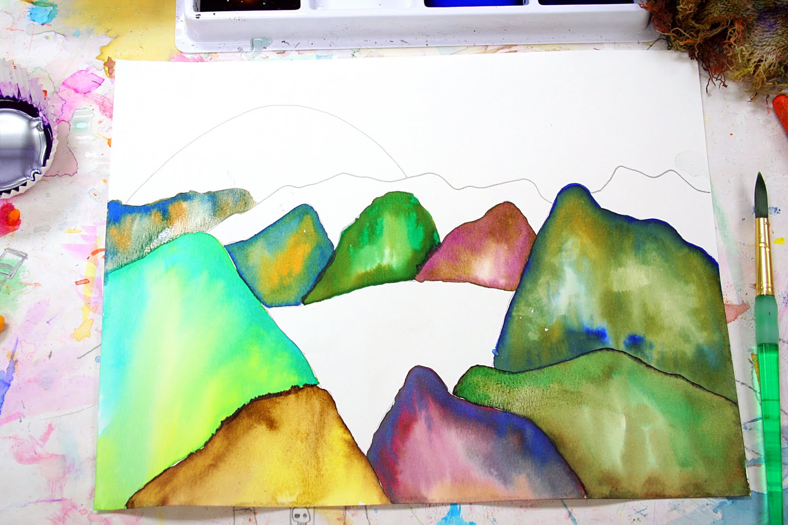 smART Class: Watercolor Landscapes