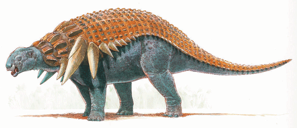 Anoplosaurus Panoplosaurus同为侧面巨刺的恐龙