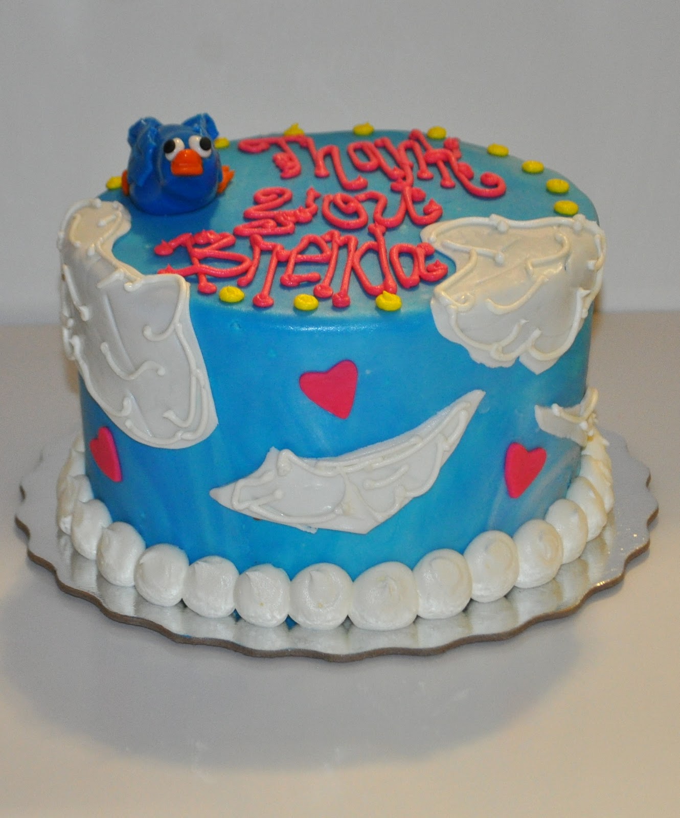 Leah's Sweet Treats: Blue Bird Cake