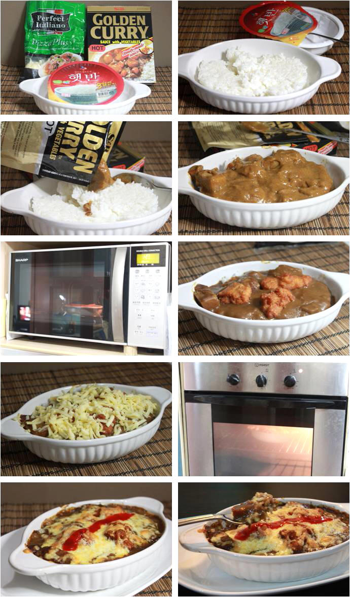 Wen's Delight: Golden Curry Baked Rice